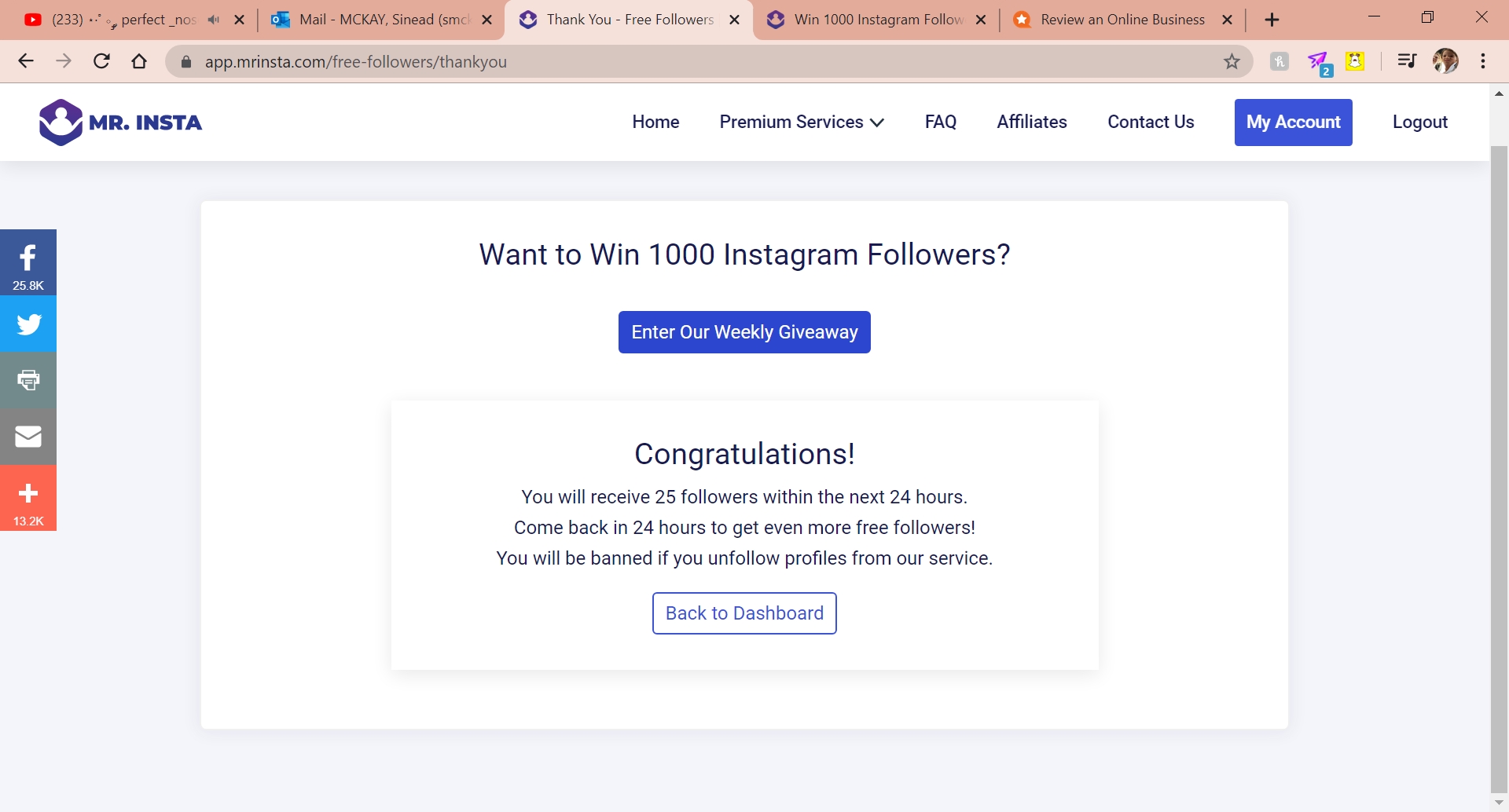 Mr.Insta Reviews - 365 Reviews of Mrinsta.com | Sitejabber