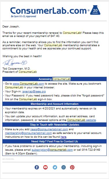 ConsumerLab.com Reviews - 347 Reviews of Consumerlab.com | Sitejabber