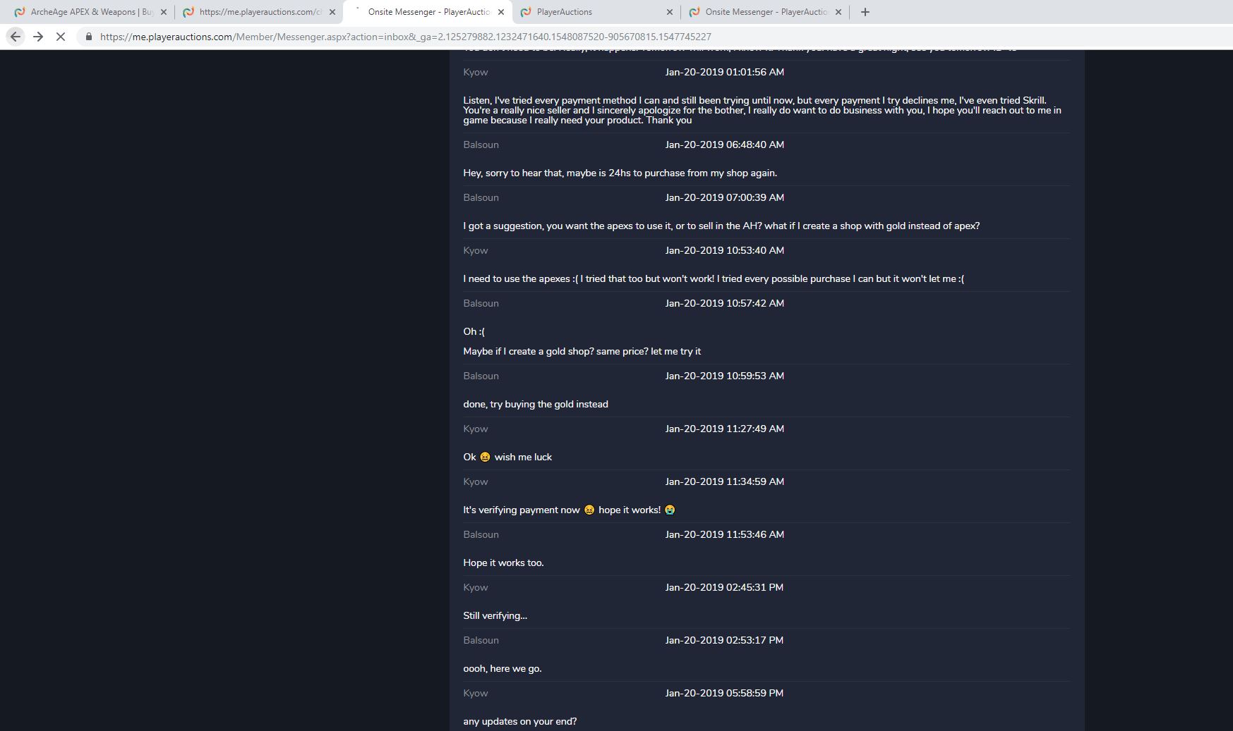 PlayerAuctions Reviews - 1,238 Reviews of Playerauctions.com | Sitejabber