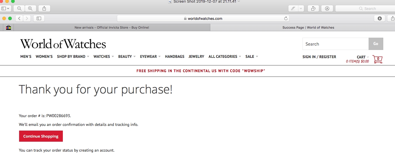 World of Watches Reviews - 93 Reviews of Worldofwatches.com | Sitejabber