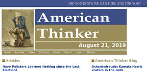 American Thinker Reviews - 3 Reviews of Americanthinker.com | Sitejabber