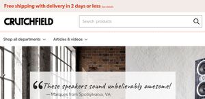 Crutchfield Reviews - 852 Reviews of Crutchfield.com | Sitejabber