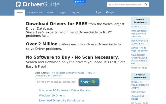 Driverguide Reviews - 6 Reviews of Driverguide.com | Sitejabber