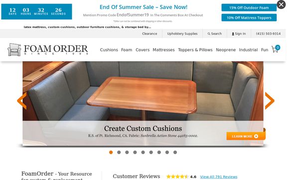 FoamOrder Reviews - 15 Reviews of Foamorder.com | Sitejabber