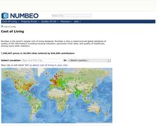 Numbeo Reviews - 17 Reviews of Numbeo.com | Sitejabber
