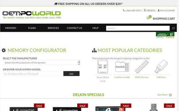 OEMPCWorld Reviews - 2,917 Reviews of Oempcworld.com | Sitejabber