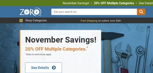 Zoro Tools Reviews - 3 Reviews of Zorotools.com | Sitejabber